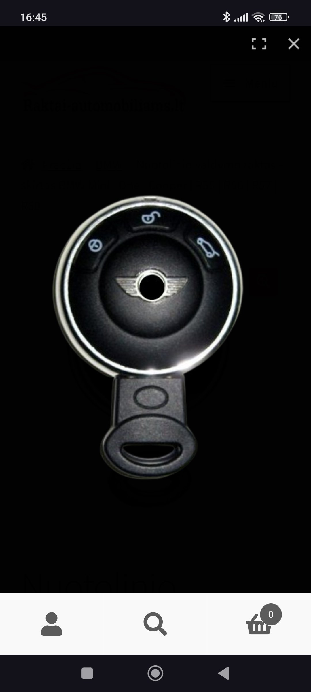 Pamečiau automobilio mini Cooper raktą – Radiniai.lt